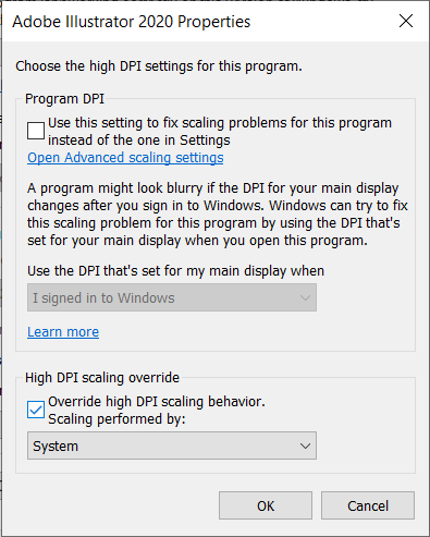 Windows UI scaling workaround — rj-graffix